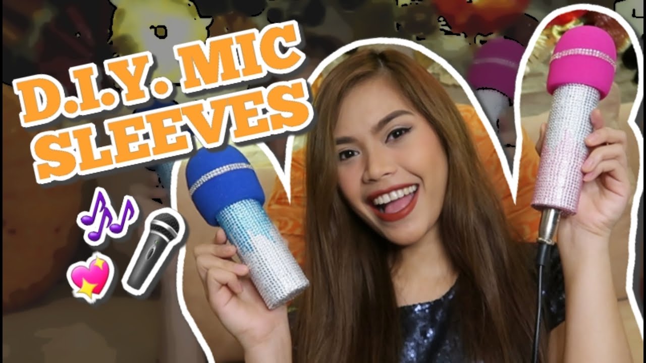 D.I.Y MIC SLEEVES TUTORIAL | perfect for live streamers and singers ...