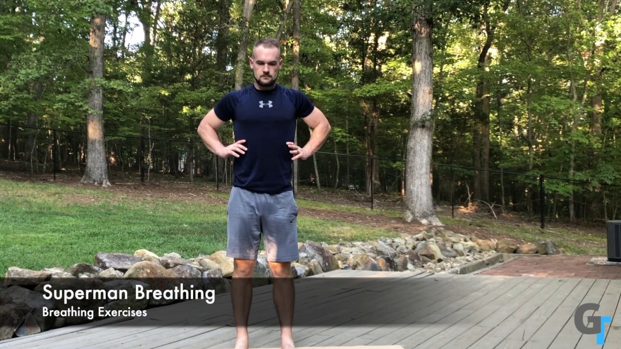 Superman Breathing - Exercise Demonstration - YouTube