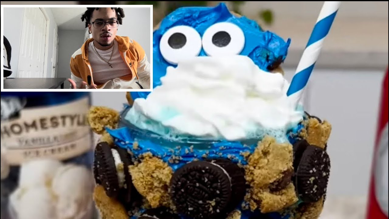 Cookie Monster FreakShake by Tipsy Bartender (REACTION) 🍪 - YouTube