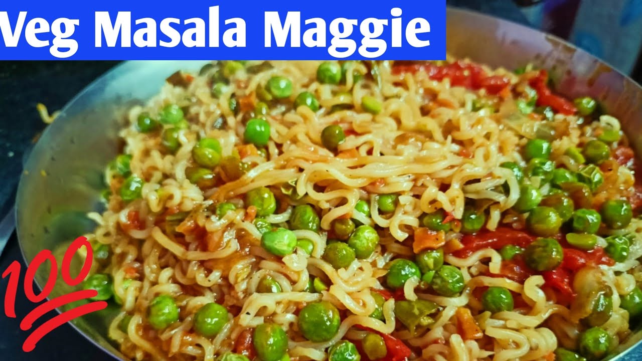 Veg Maggie in ready 2 minutes|| How to make new style Masala Maggie ...