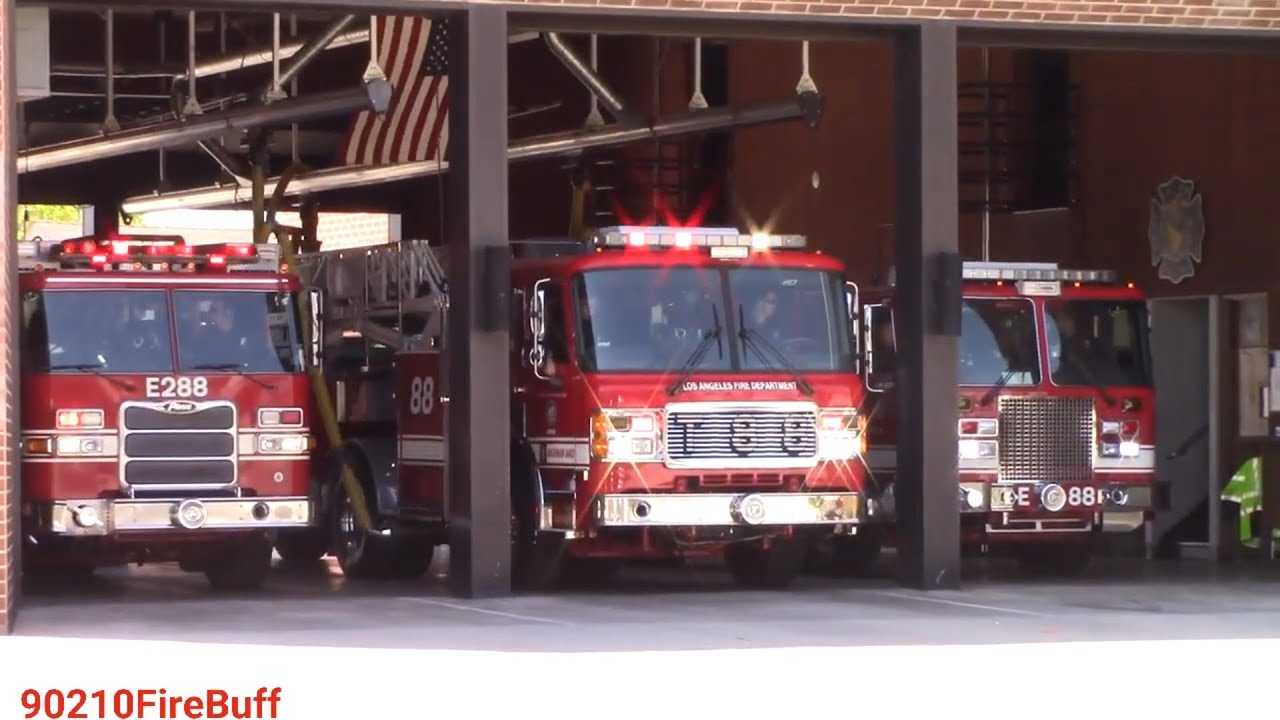 LAFD Task Force 88 Responding - YouTube