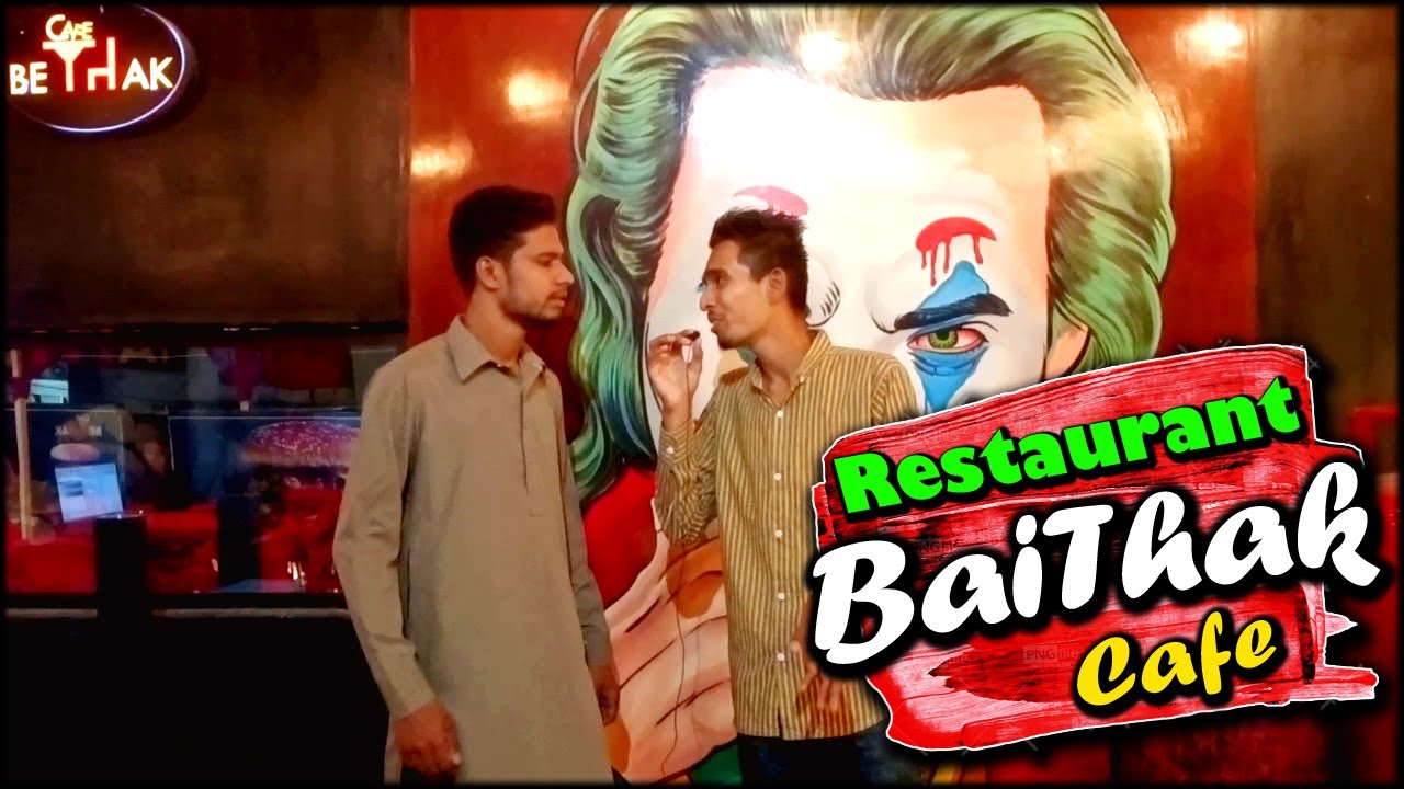 Cafe Bethak Restaurant Vlog || Cafe Bethak (Shah Faisal Chowk Orangi ...