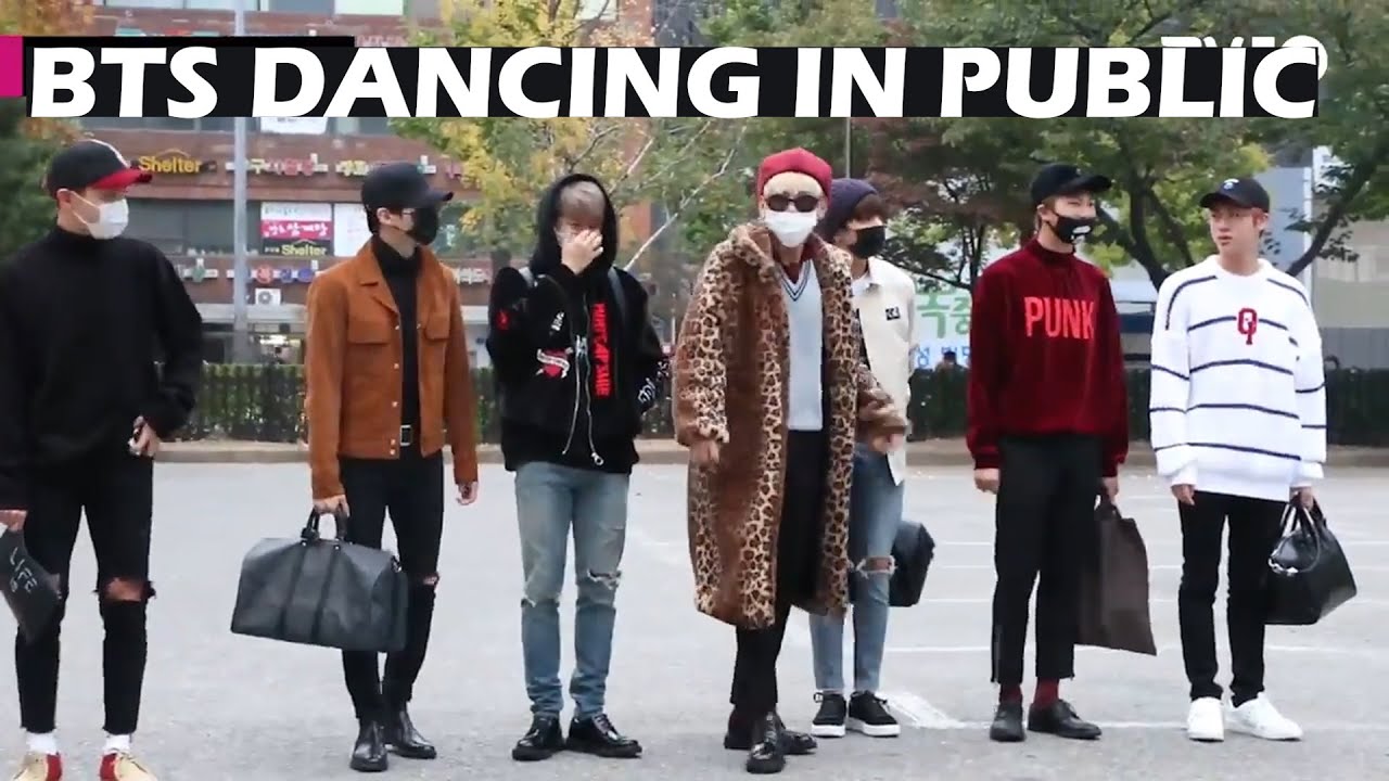 BTS DANCING IN PUBLIC AND STREET PT. 1 - YouTube