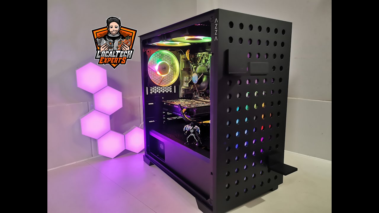 Azza Elise Gaming Computer Build Log - YouTube