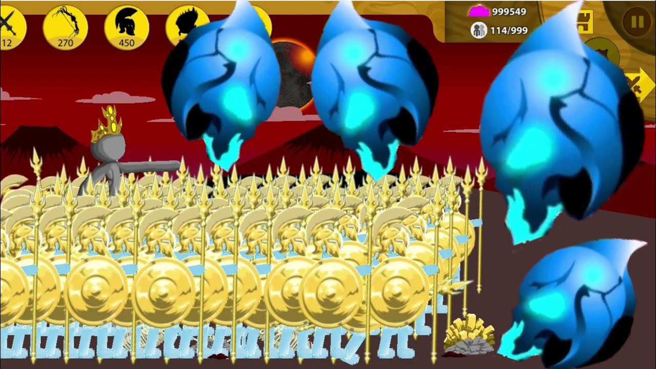 HACK STICK WAR | GOLD SPEATON vs GRIFFON final map | @mobilegame632 ...