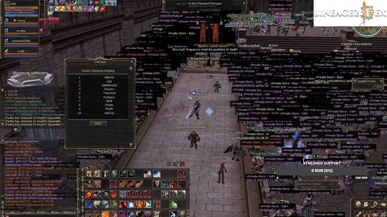 Lineage 2 Dex x50 Chill/Farm/PvP - YouTube