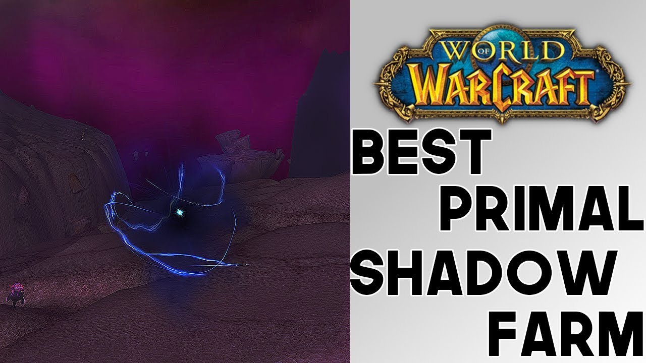 World of Warcraft INSANE Solo Gold Farm!! Best Primal Shadow Farm In ...