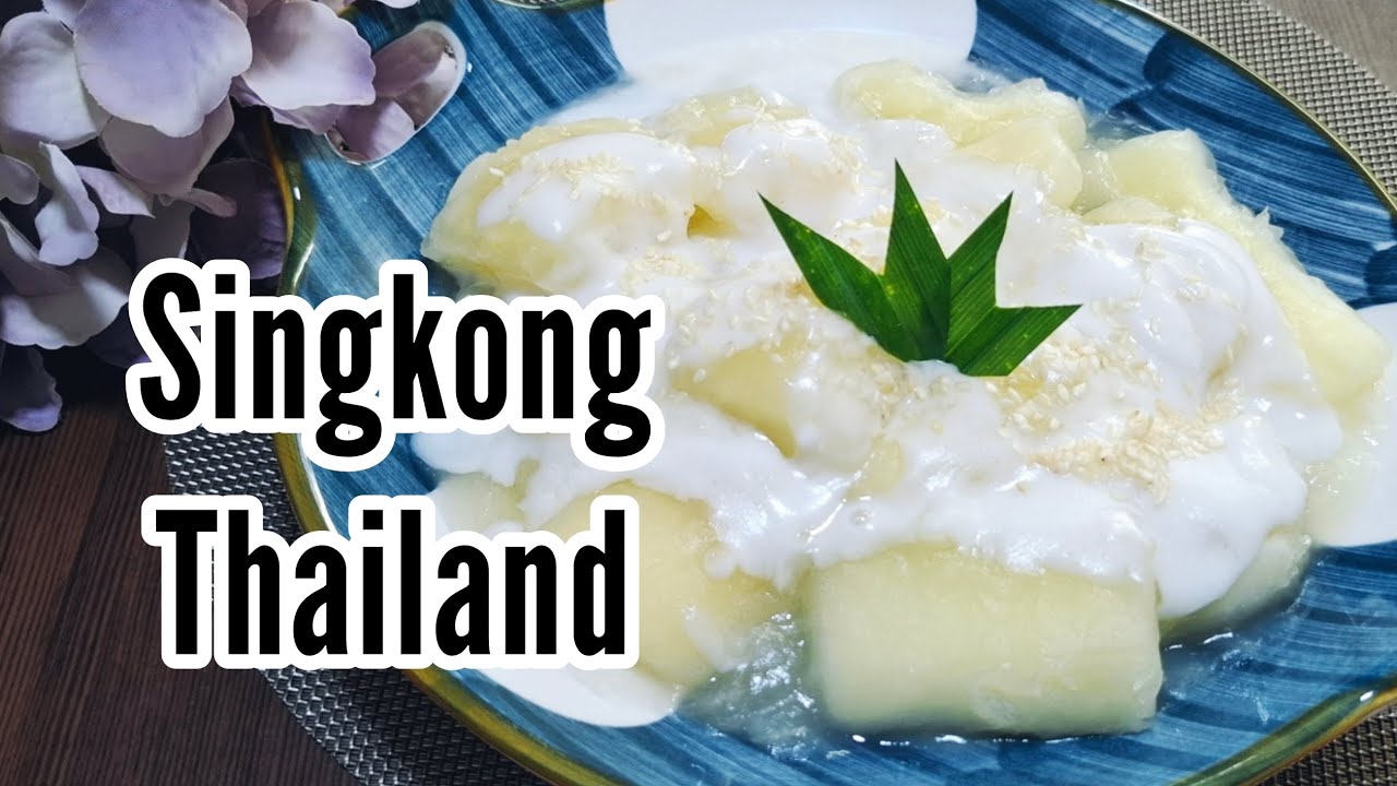 Thai Tapioca Dessert Recipe / Ubi Kayu/Singkong Thailand - YouTube