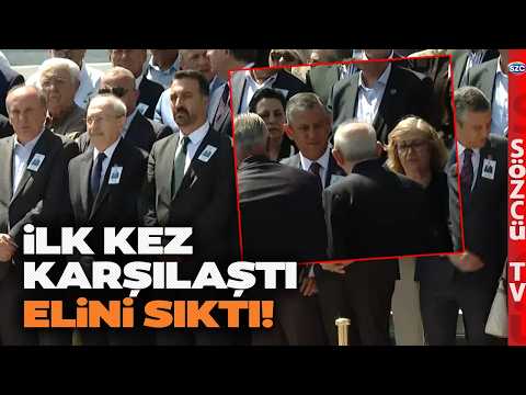 Butlan Kararı Sonrası Kemal Kılıçdaroğlu İlk Kez Özgür Özel'le Karşılaştı! Elini Sıktı! Olay Görüntü