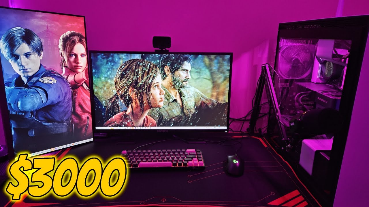 MY $3000 GAMING SETUP TOUR!!! - YouTube