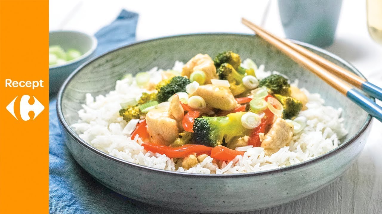 Chinese kip in sinaasappelsaus - YouTube