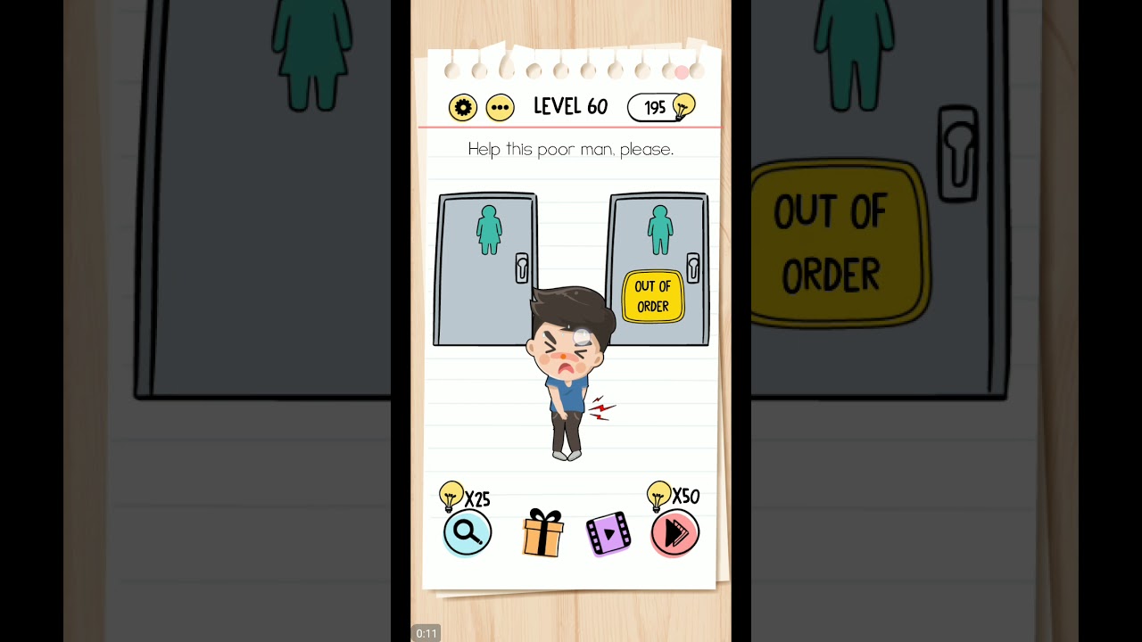 BRAIN TEST LEVEL 60 ANSWERS | Brain Test: Tricky Puzzles WALKTHROUGH ...