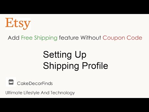 HOW to add FREE SHIPPING FEATURE WITHOUT COUPON CODE ON ETSY SHOP