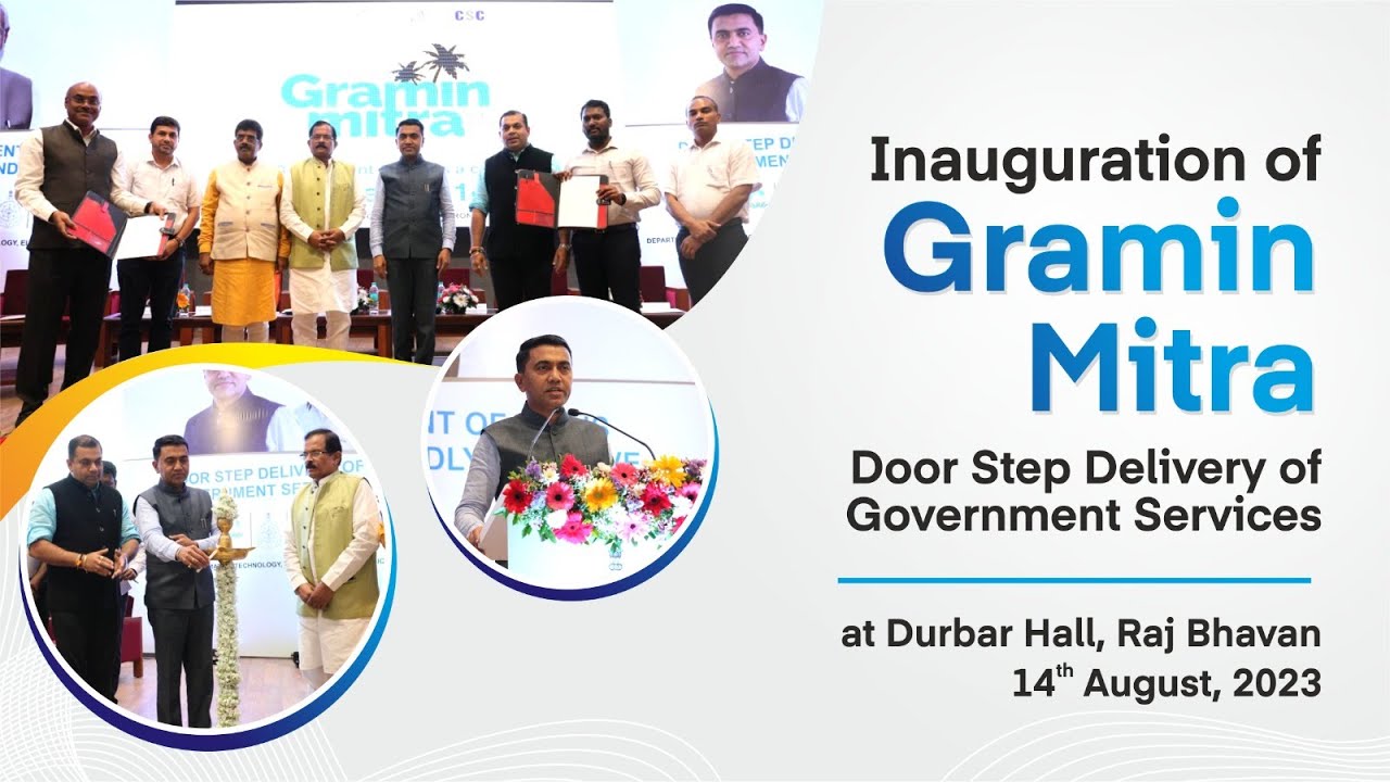 LIVE : Inauguration of Gramin Mitra - YouTube