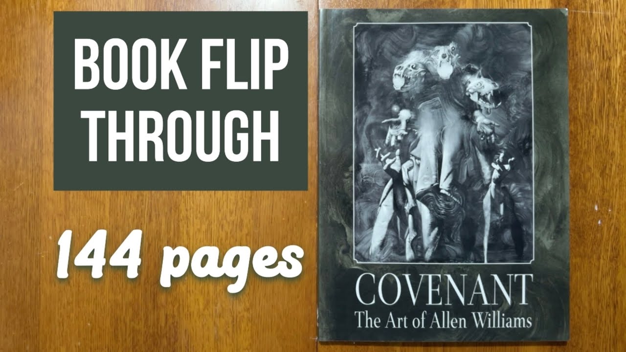 Covenant | The Art of Allen Williams - Book flip through - YouTube