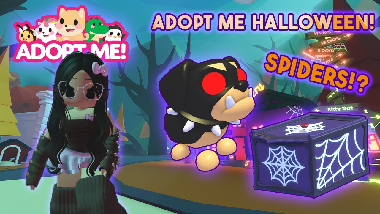 HALLOWEEN IS HERE! (WITH SPIDERS?!) - Adopt Me! Roblox - YouTube