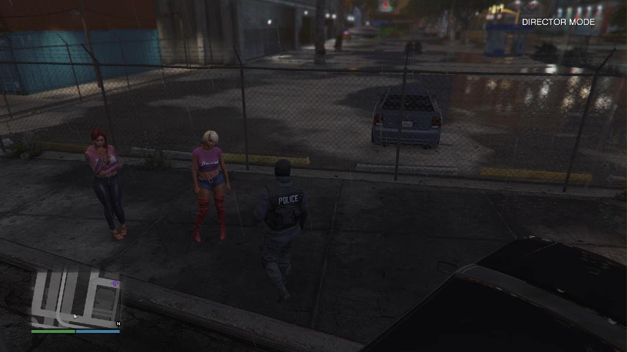 Grand Theft Auto V - Ultra Cop - Taking On Streetwalkers - YouTube