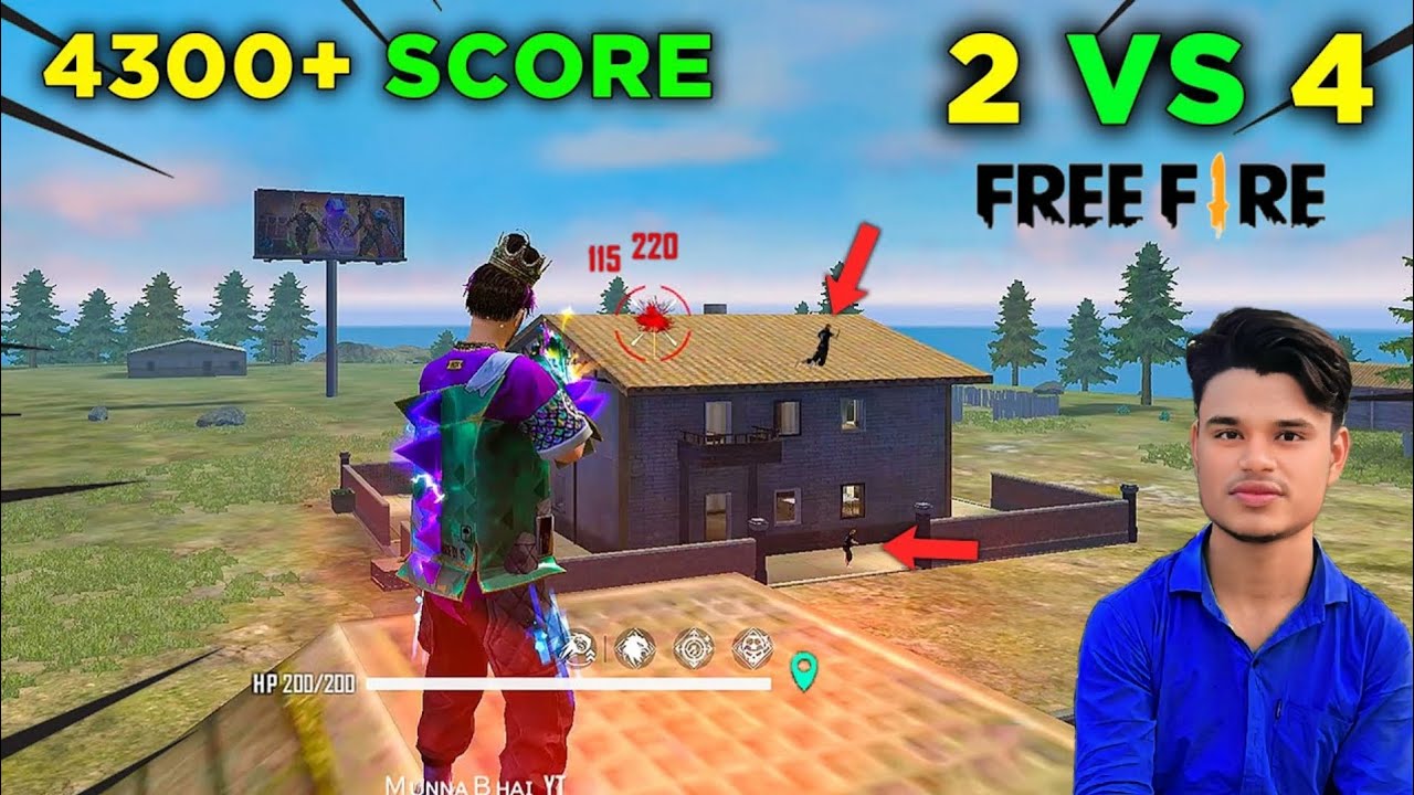 Rank Score 4300+ Pro Lobby Duo Vs Squad and Op Gameplay - Garena Free ...