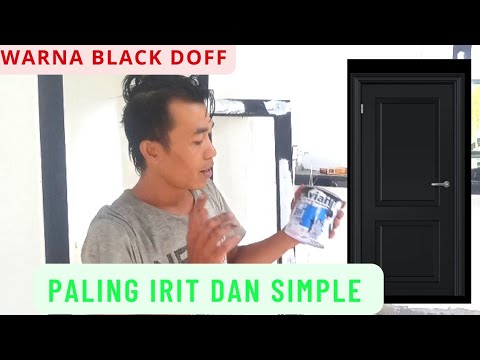 cat hitam doff dari avian untuk kayu paling simple dan irit # ...