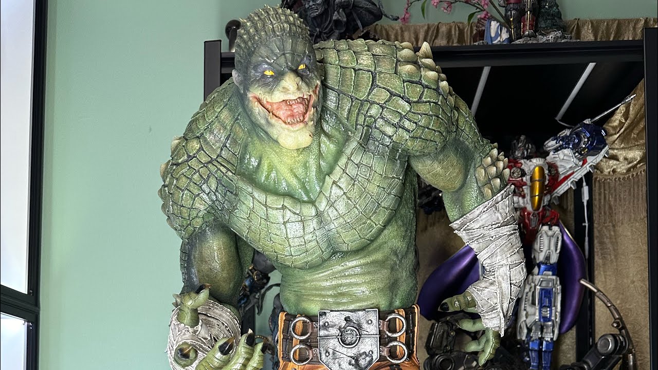 Live unboxing of an epic huge 1/3 piece.. Killer Croc statue 💥And a ...