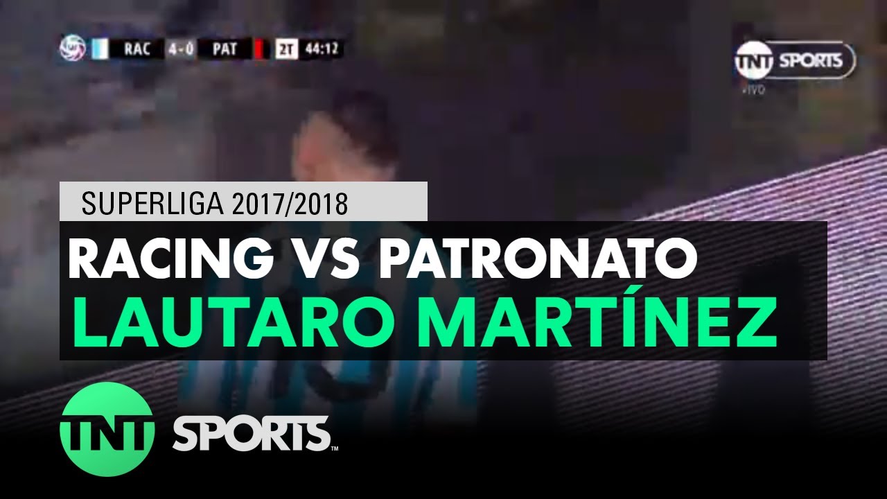 Lautaro Martínez (5-0) Racing vs Patronato | Fecha 20 - Superliga ...