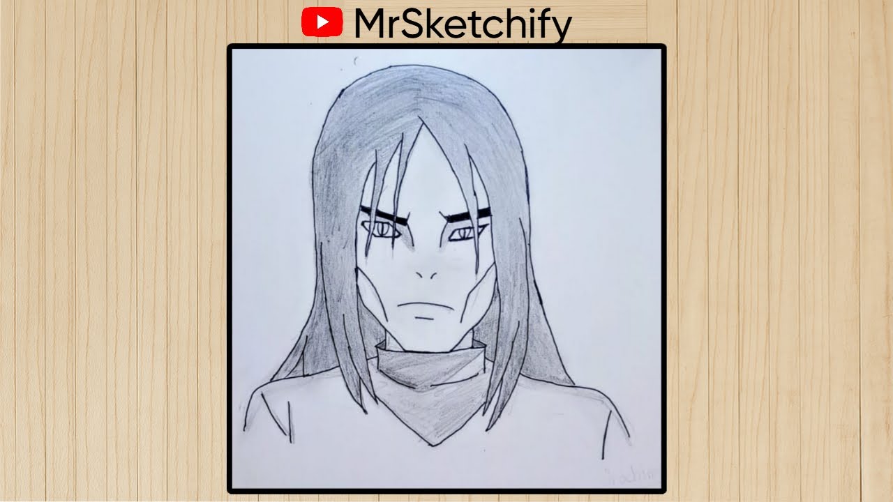 How to Draw Orochimaru Step by Step ️ | Easy Naruto Drawing Tutorial ...