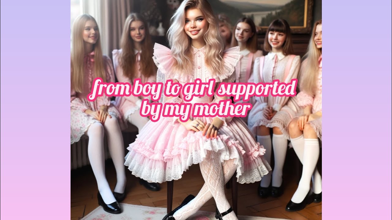 from boy to girl supported by my mother, crossdressing stories - YouTube