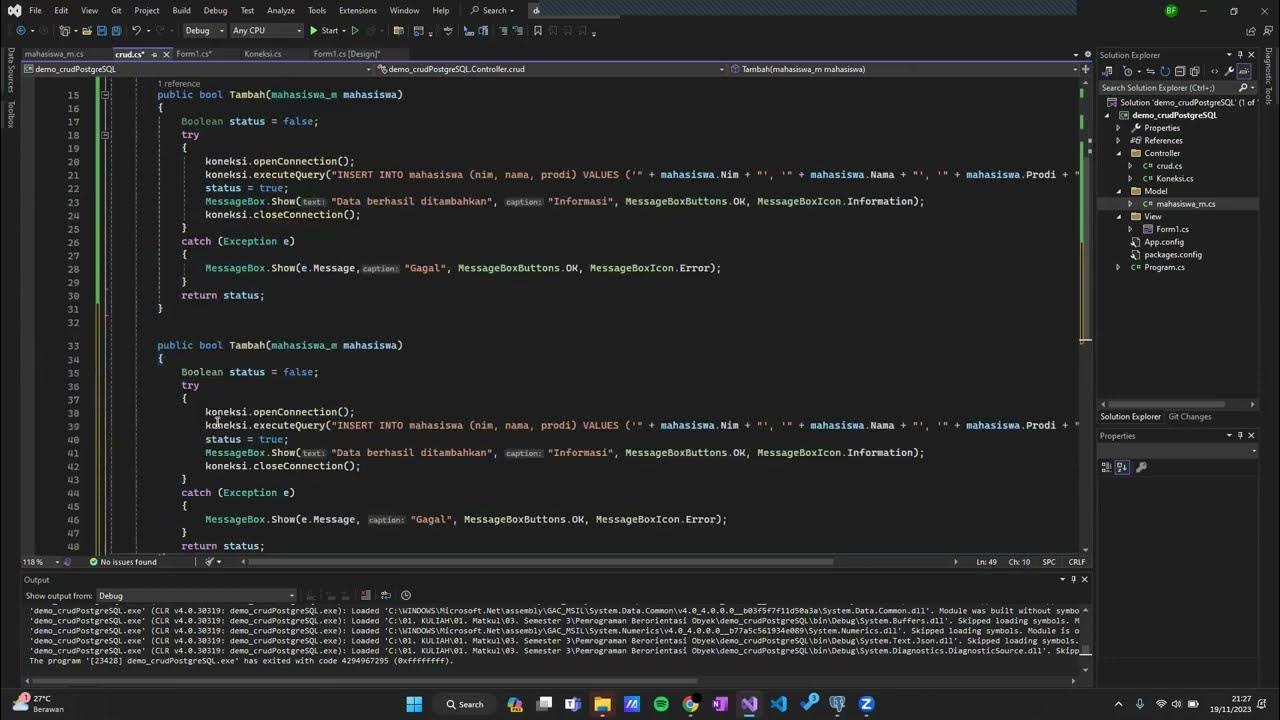 [PBO B2] Cara mengubah dan menghapus data PostgreSQL menggunakan ...