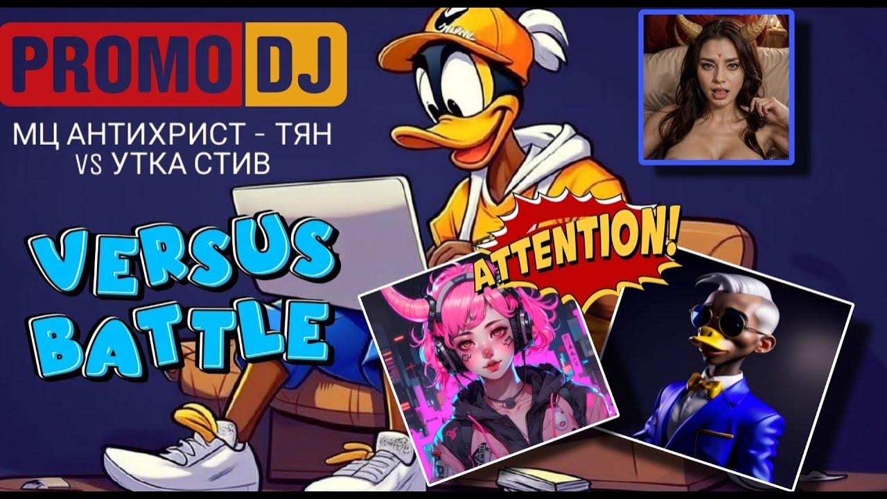 Скандалы |новости PromoDJ | мц Антихрист - Тян вызывает на Versus Battle Пикинскую Утку Стива ...