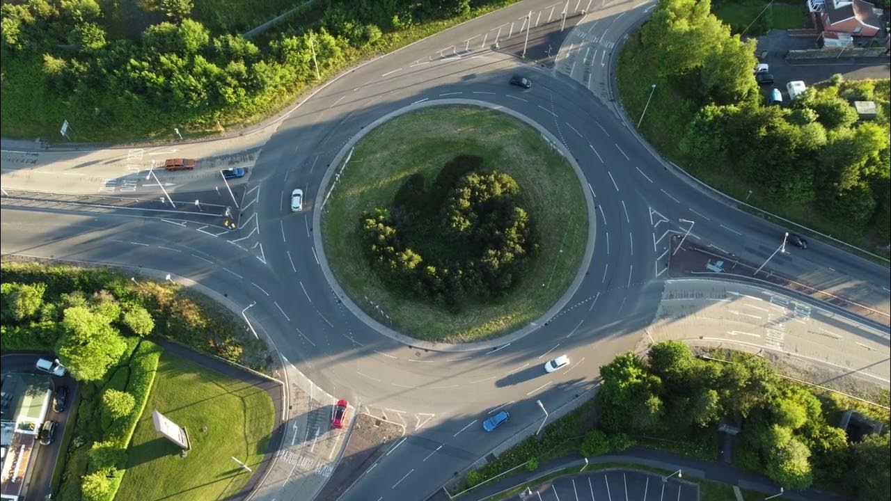Merthyr Spiral Roundabout by Trego Mills - YouTube