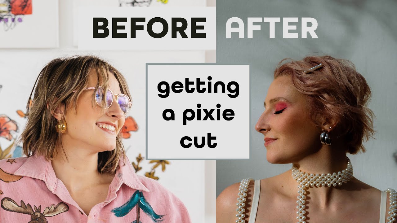 Getting a Pixie Cut for the first time! Do I regret it? | Designed By Hannah - YouTube