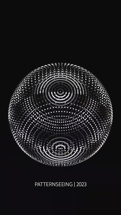 radiant sphere #creativecoding #generativeart #codeart #mathart #processing #p5js - YouTube