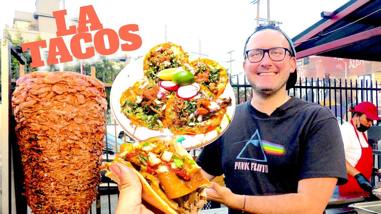 LOS ANGELES TACOS - Ultimate CARNE ASADA + Legendary Carnitas!! - YouTube