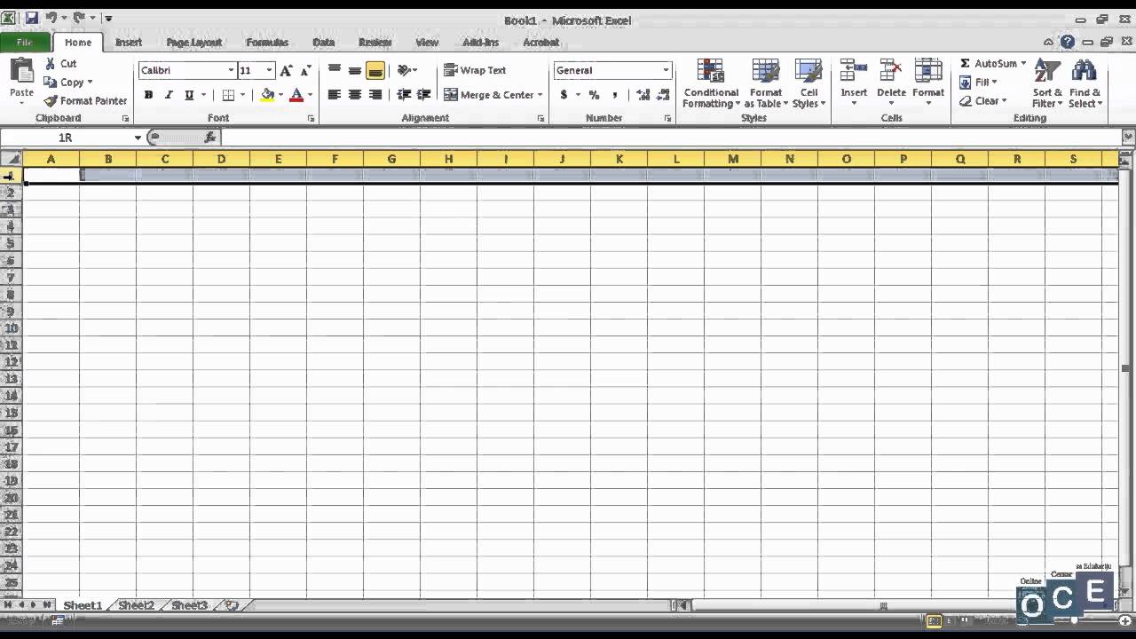 Upoznajmo radno okruženje Excel-a 2010 - YouTube