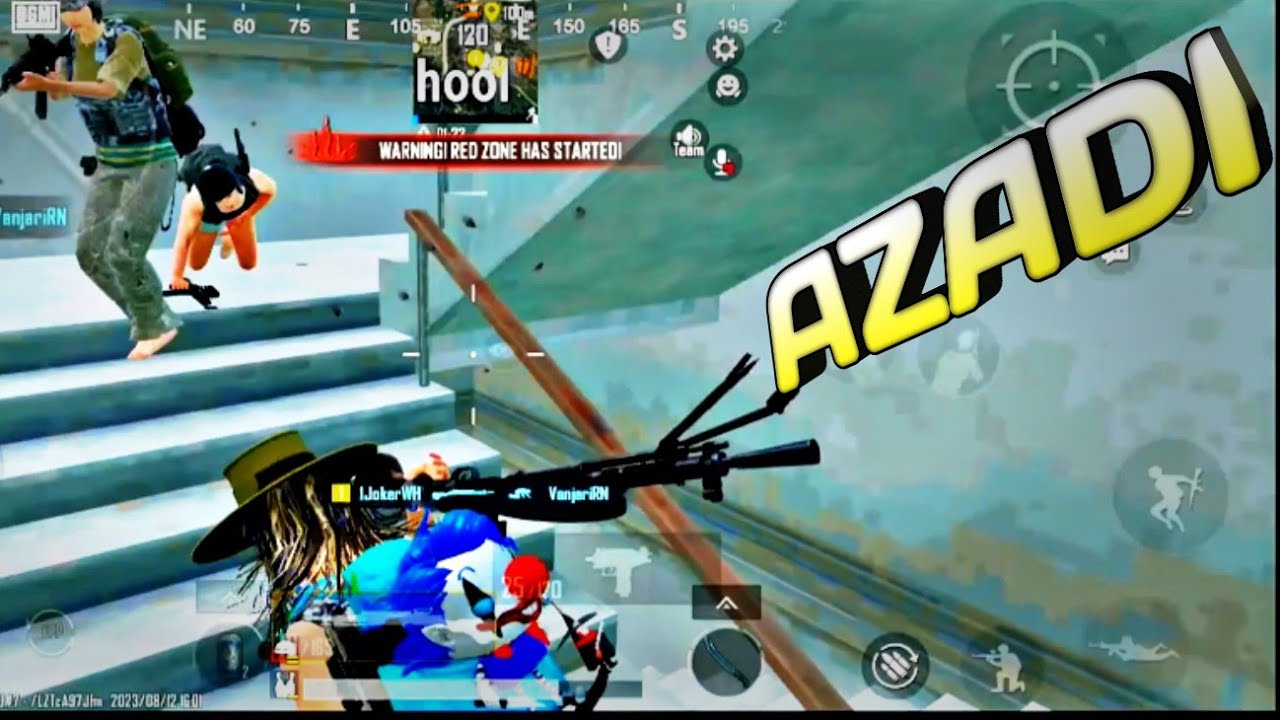 AZADI Game Play 15 Agost | Happy Endependence Day In BGMI 60 FPS ...