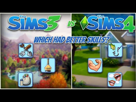 The Sims 4 vs. The Sims 3 | Which Game Did Skills Better? - YouTube