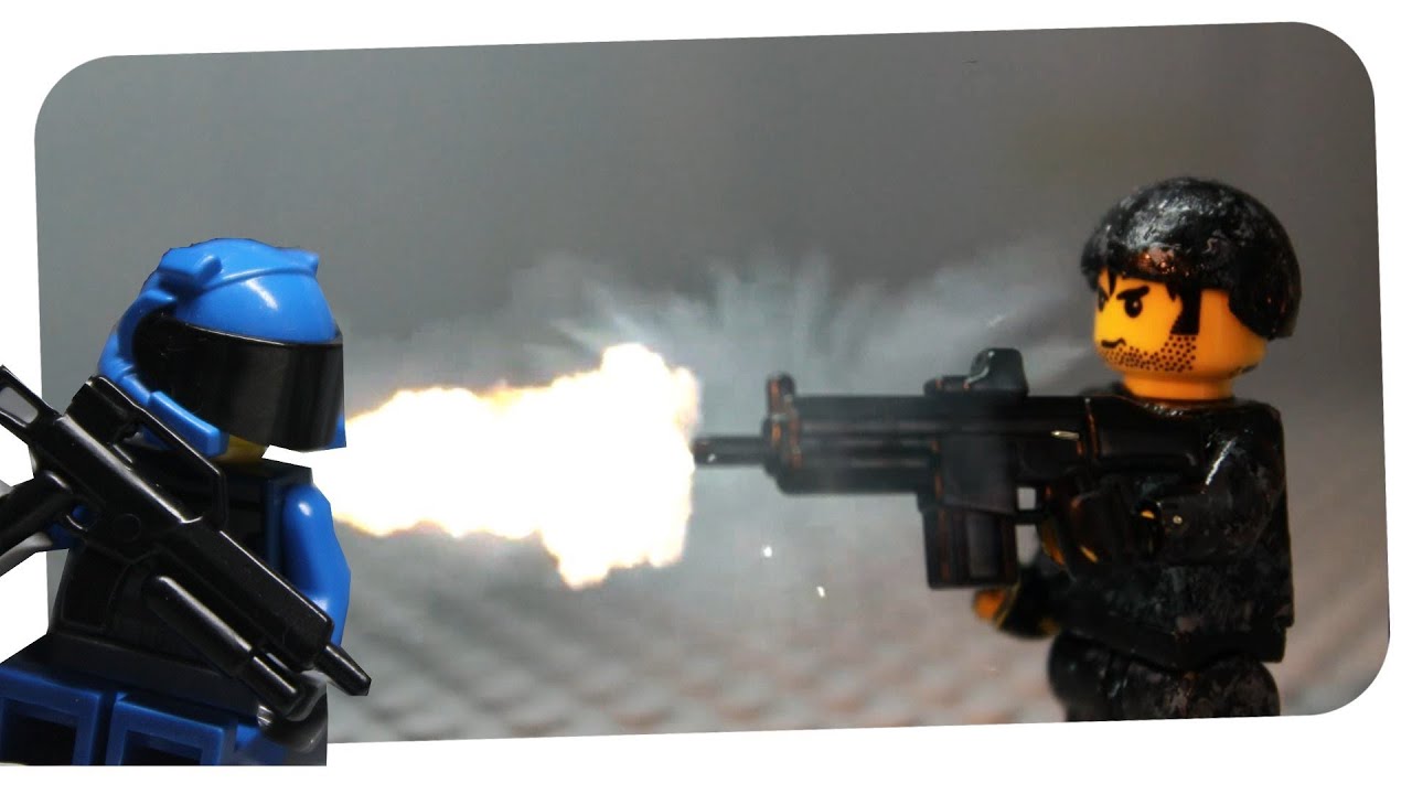 realistic muzzle flash / flare test LEGO HD julsier - YouTube