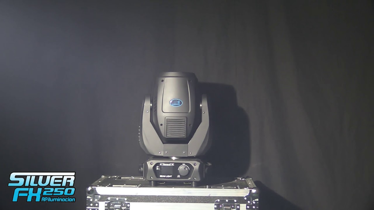 Beam 8r Silver Fx 250 AP Iluminación - YouTube