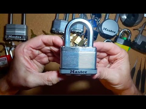 [41] Master Lock M15 Padlock Picked Open - YouTube
