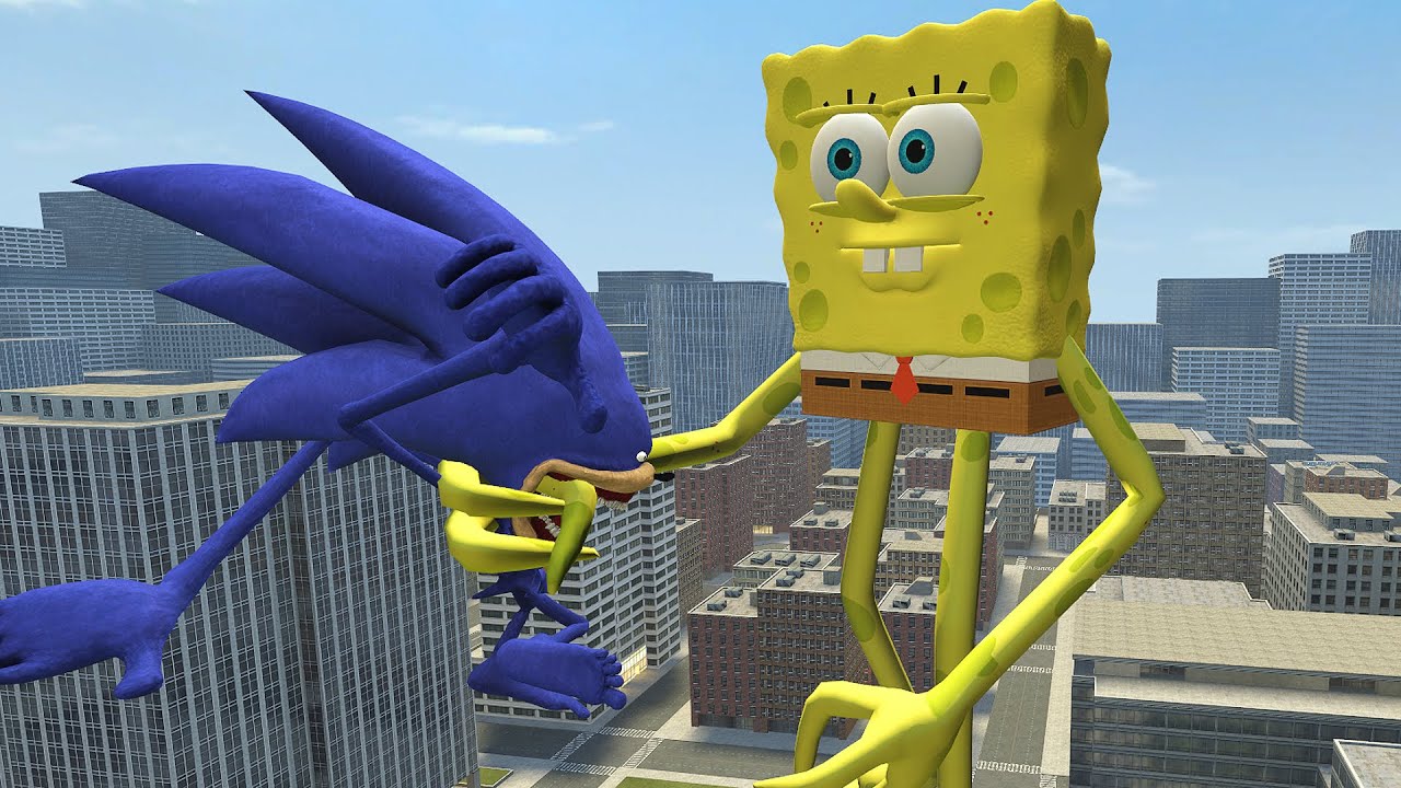 I BECOME NEW SPONGEBOB.EXE SMILEY'S VS ALL SHIN SONIC TAPES In Garry's ...