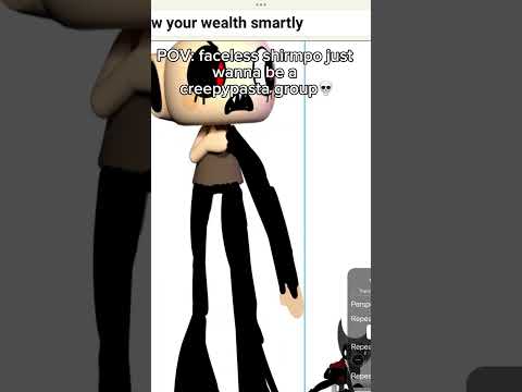 Ingore monster dazzle is next to tall Shelly😛 #dandysworld  #creepypasta