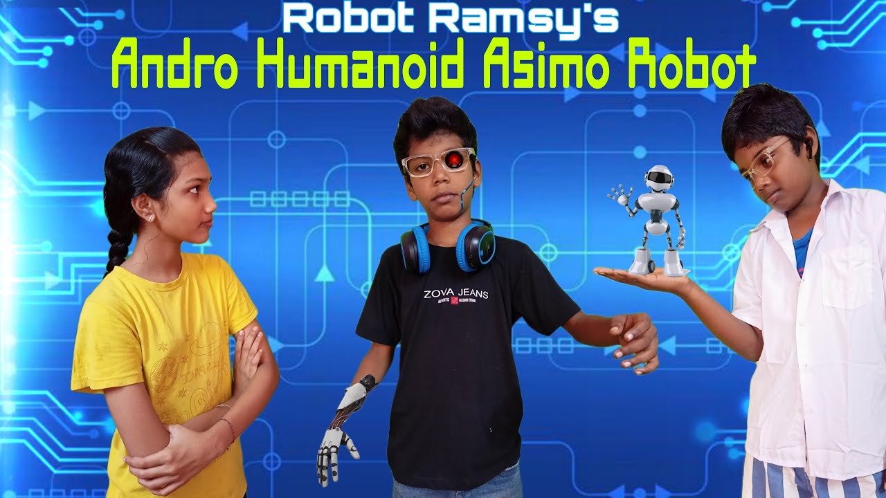 Andro Humanoid Asimo Robot | by Robot Ramsy | Joke King - YouTube