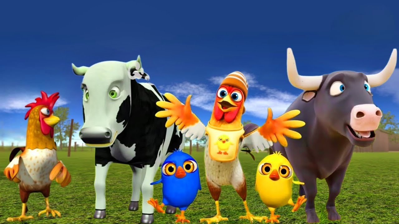 El Pollito Pío 3D y Toro Lolo - Canta Los Pollitos Dicen Pío Pío ...