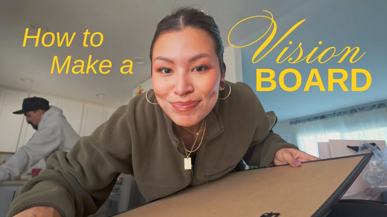 How to make a vision board (and set goals for it) - YouTube