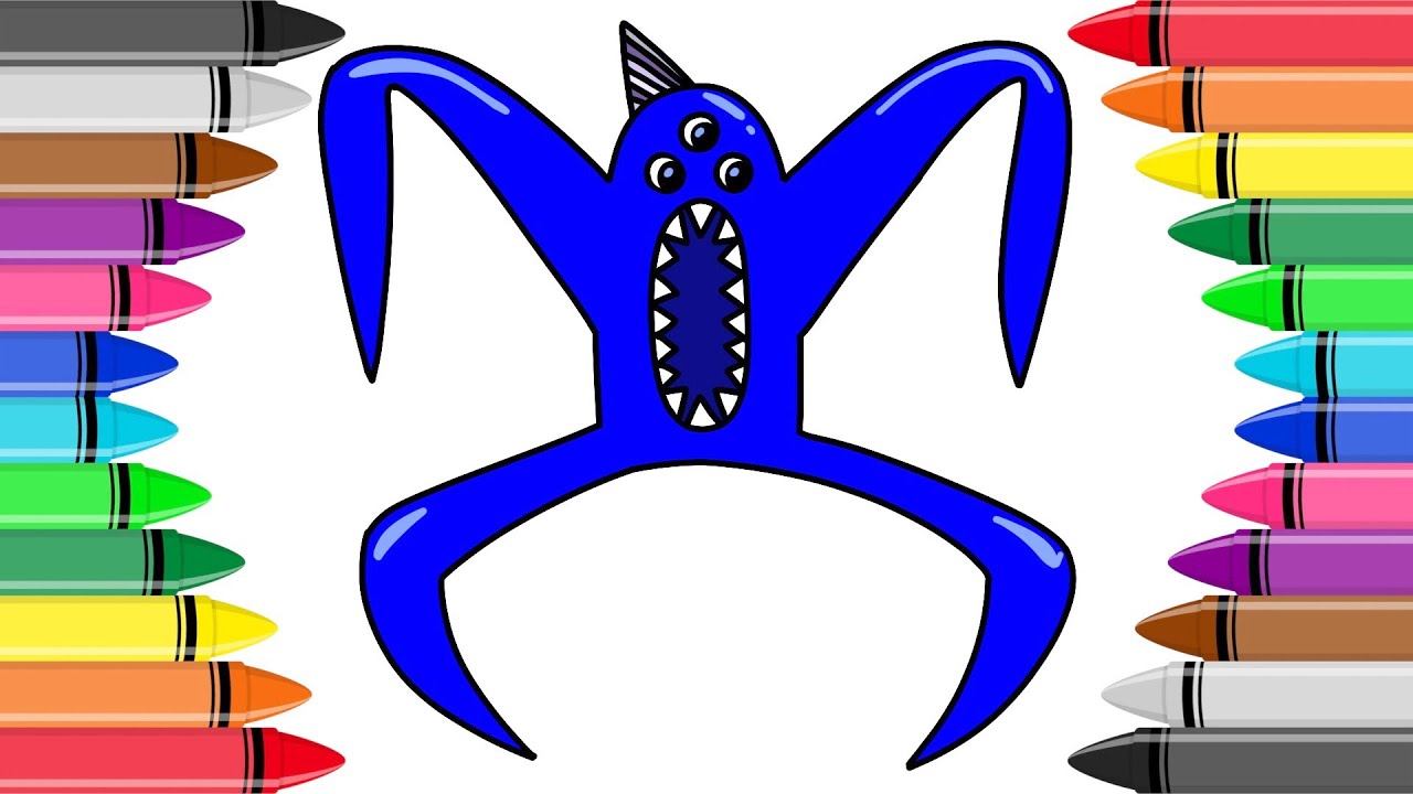 How to DRAW NabNab GARTEN OF BANBAN - YouTube