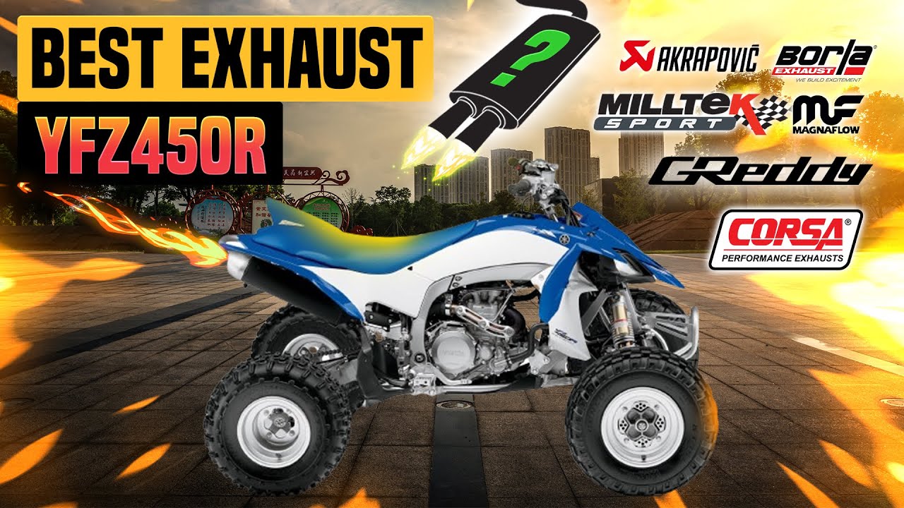 Yamaha YFZ450R Exhaust Sound🔥Barker's,Dasa Racing,Dominator,FMF,GYTR ...