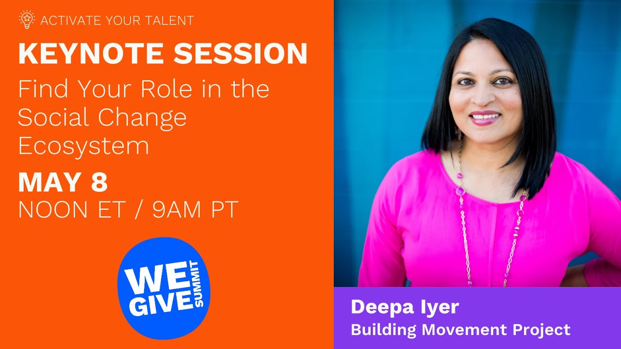 Find Your Role in the Social Change Ecosystem - YouTube