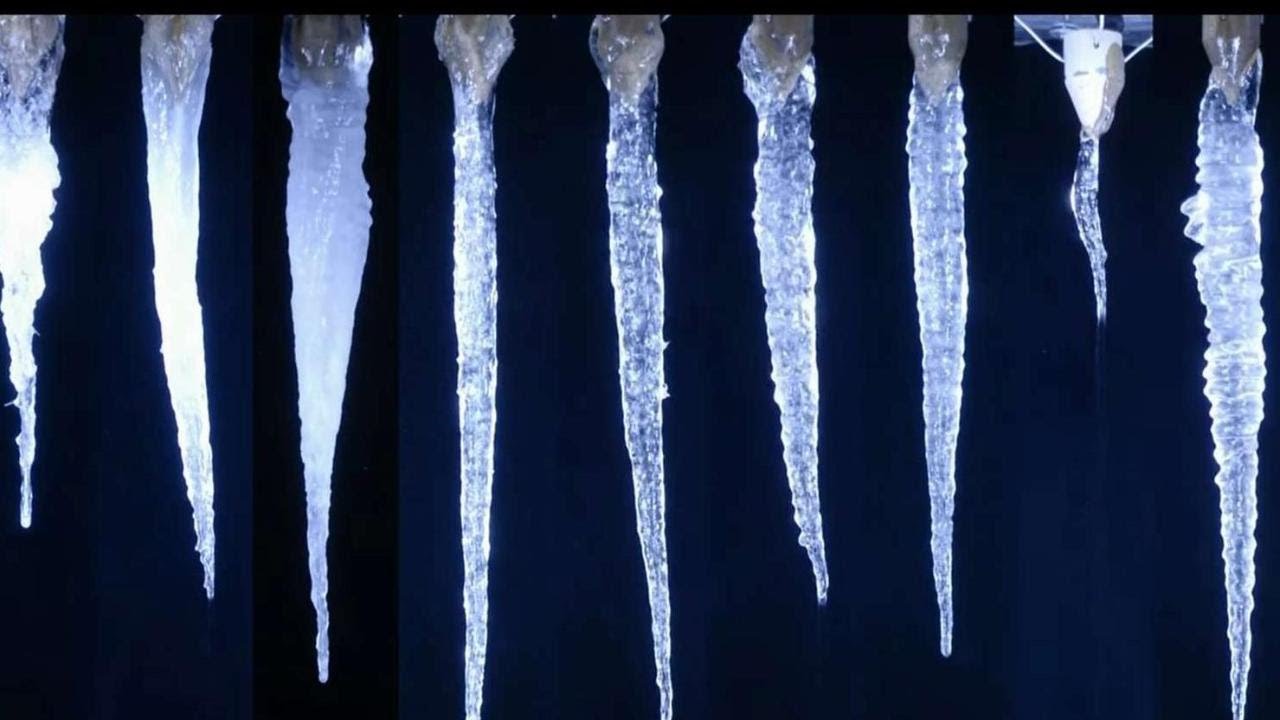 Years of icicle research made public - YouTube
