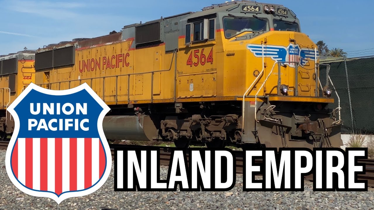 UNION PACIFIC TRAINS in the INLAND EMPIRE! (May 2025) - YouTube