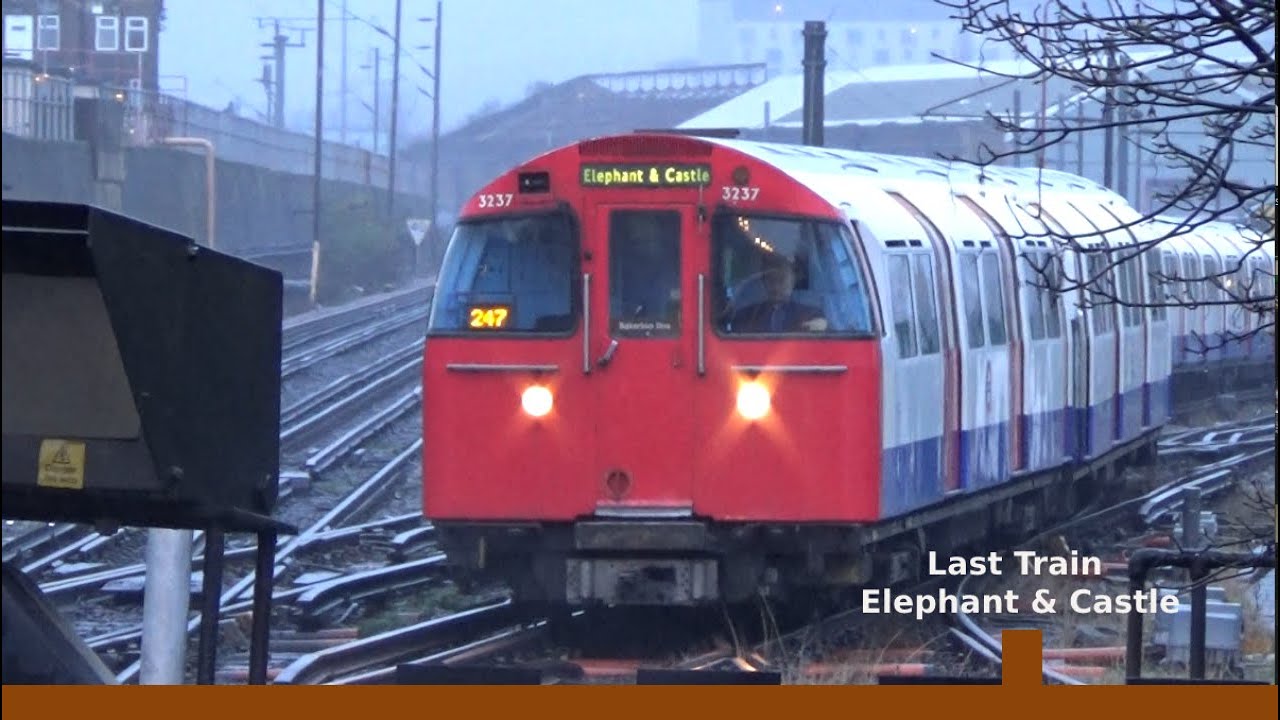 Last Bakerloo line train - YouTube